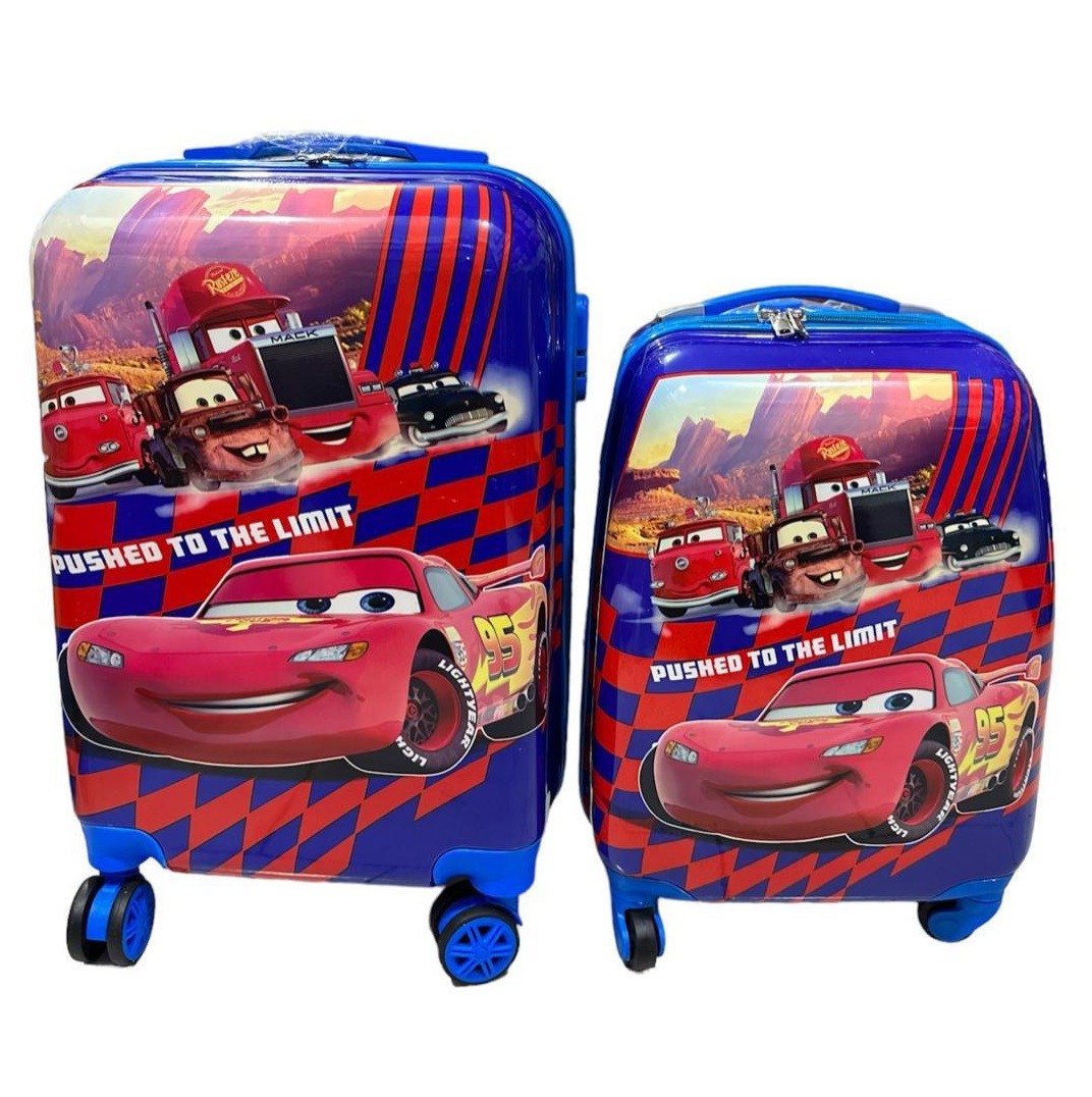 Cars Cartoon Character Trolley Small and Large - Alanwarbaggage